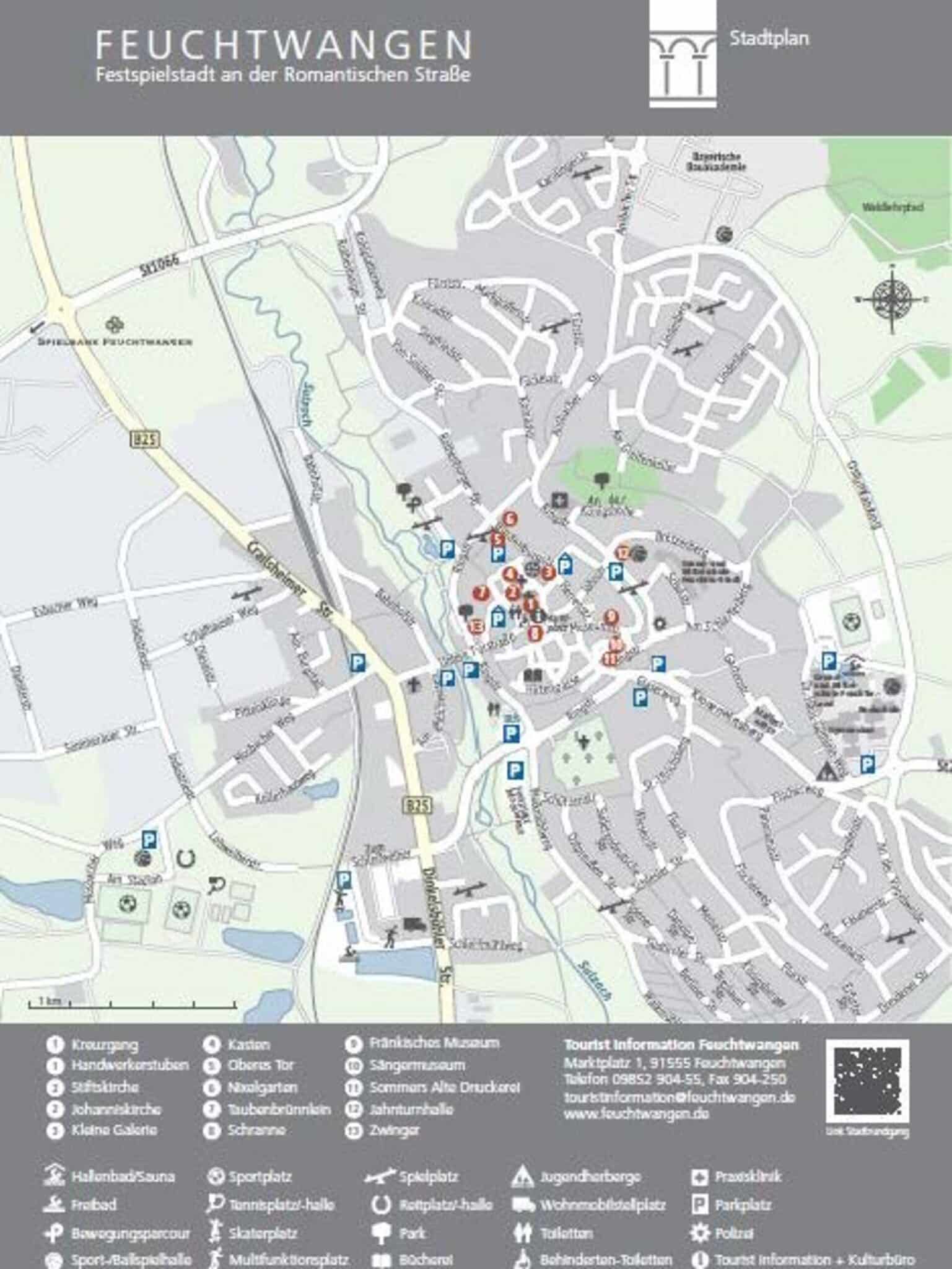 Stadtplan Feuchtwangen - Feuchtwangen Tourismus